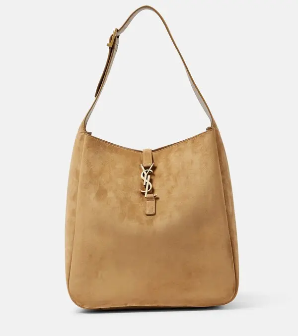 Saint Laurent Le 5 À 7 Supple Suede Shoulder Bag - Brown