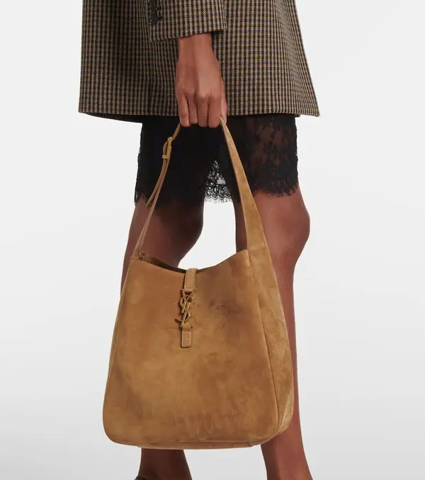 Saint Laurent Le 5 À 7 Supple Suede Shoulder Bag - Brown