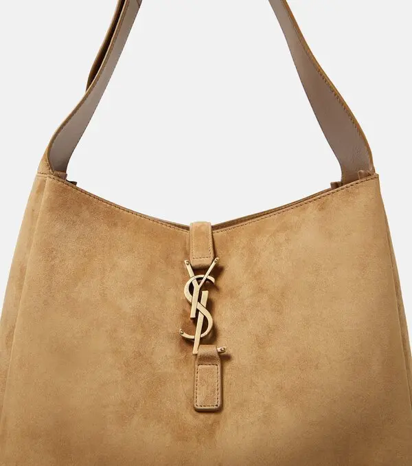 Saint Laurent Le 5 À 7 Supple Suede Shoulder Bag - Brown