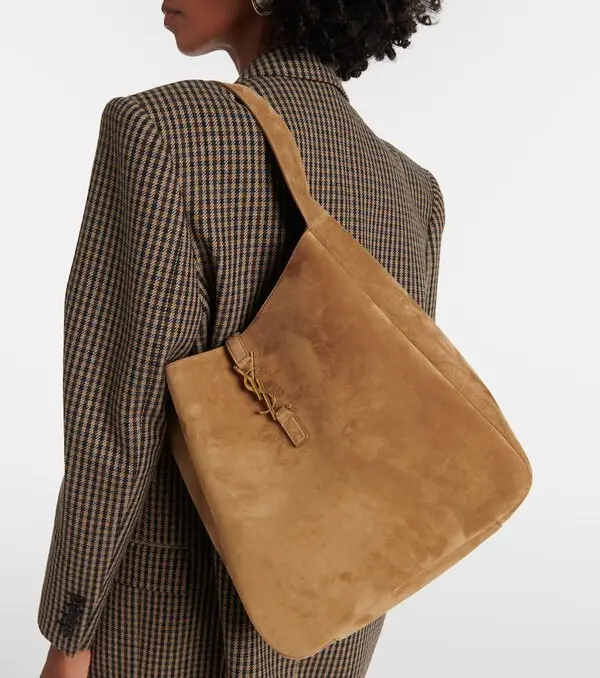 Saint Laurent Le 5 À 7 Supple Suede Shoulder Bag - Brown