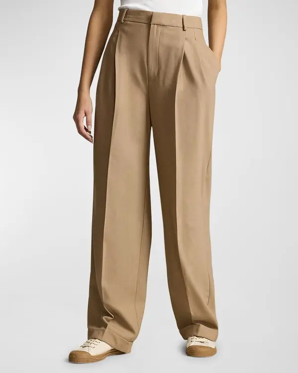 Polo Ralph Lauren Full-length Pleated Pants - Camel