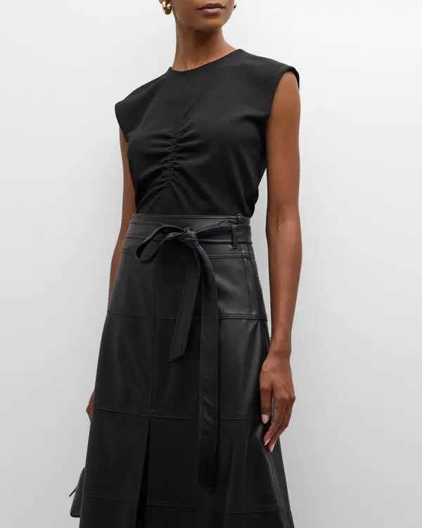 Tanya Taylor Betty Ruched Top