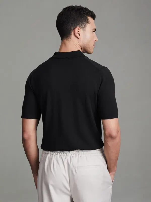 REISS Manor Merino Wool Polo Shirt
