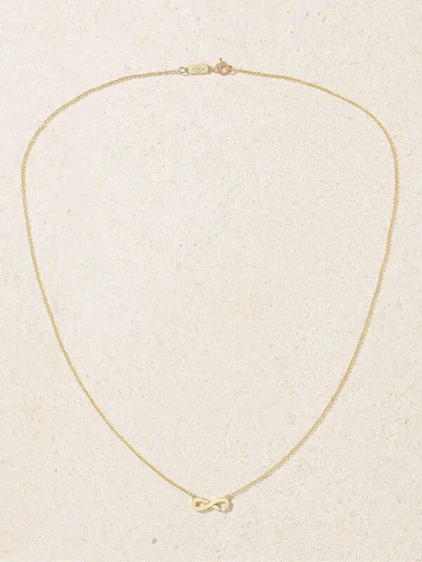 JENNIFER MEYER Infinity Diamond Necklace