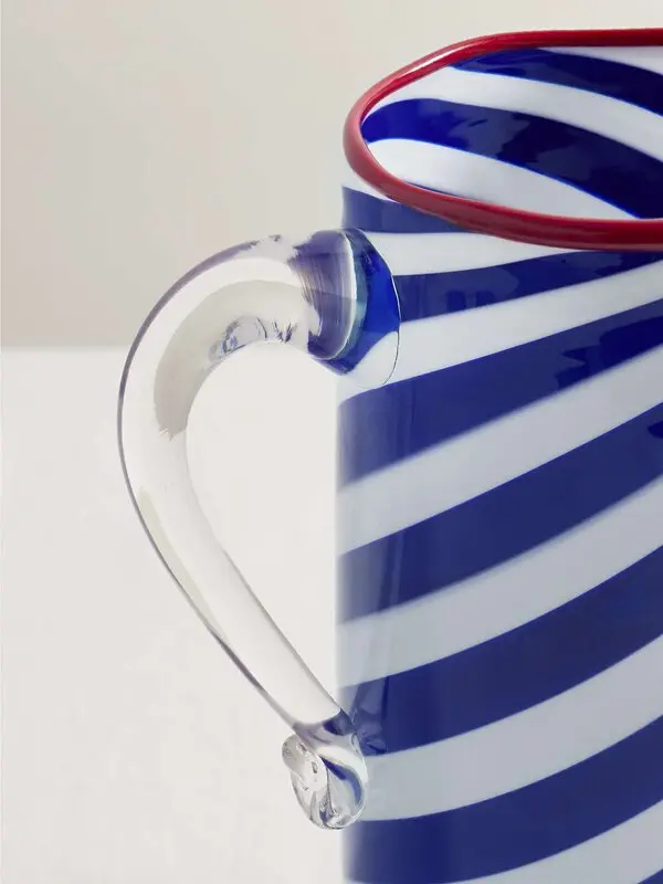 AQUAZZURA CASA Lido Murano Glass Pitcher