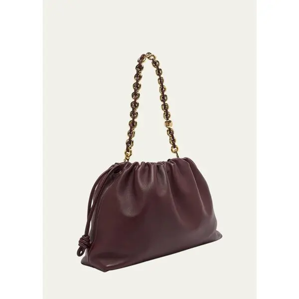 Loewe Flamenco Large Napa Lambskin Shoulder Bag - Black
