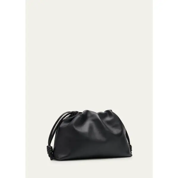 Loewe Flamenco Large Napa Lambskin Shoulder Bag - Black