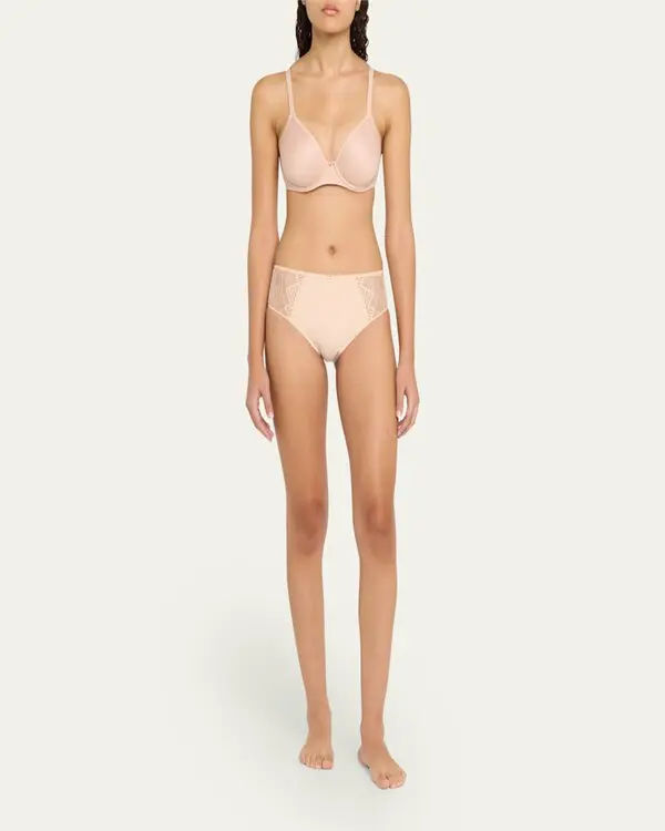 Chantelle Comfort Chic Back-smoothing T-shirt Bra - Rose