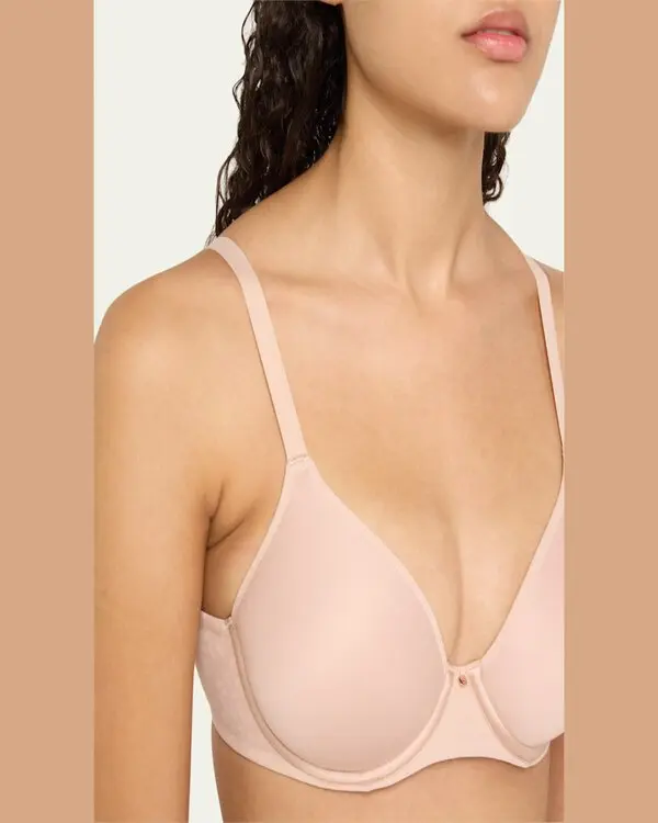 Chantelle Comfort Chic Back-smoothing T-shirt Bra - Rose