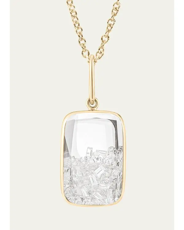 Moritz Glik 18k Yellow Ten Fourteen Kaleidoscope Shaker Pendant With Diamonds - Gold