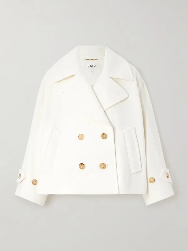 Chloé Wool-blend Double-breasted Coat