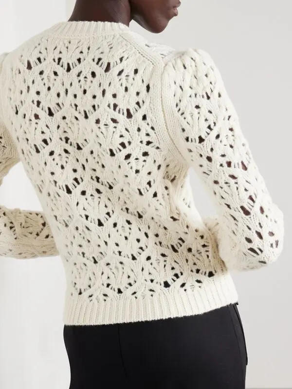 Chloé Open-knit Wool Sweater