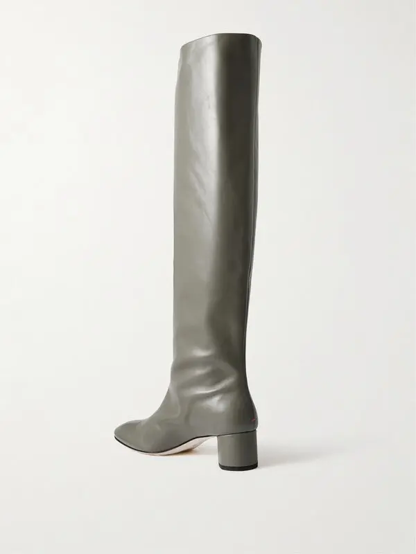 AeydĒ Willa Leather Knee High Boots