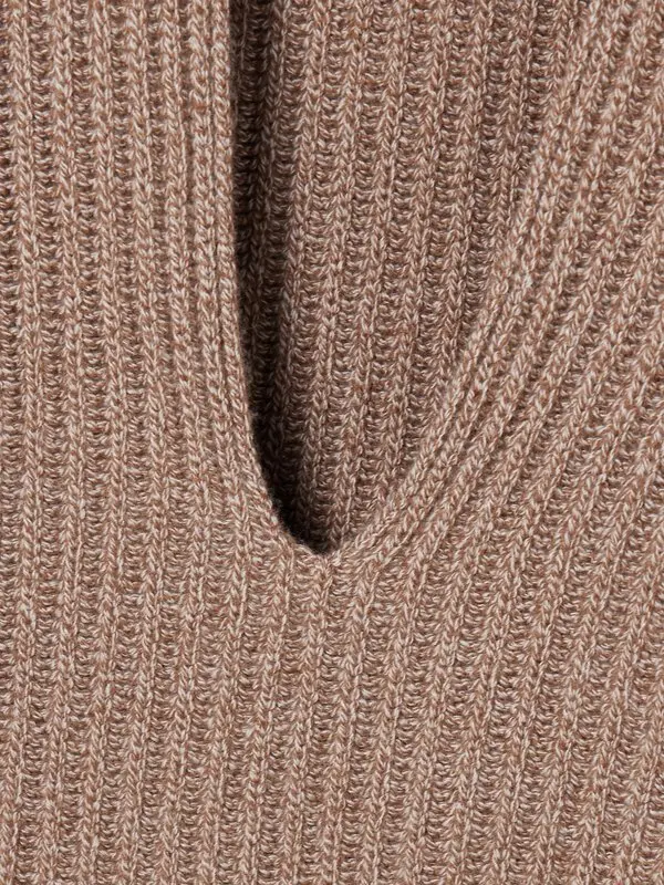 LESET Emma Ribbed-knit Sweater