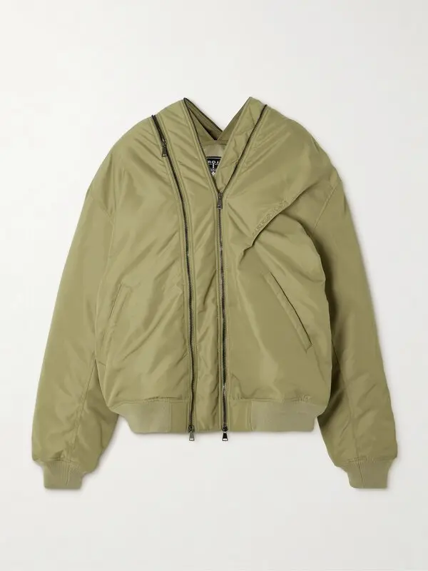 Y/project Zip Detailed Padded Shell Bomber