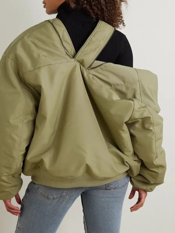 Y/project Zip Detailed Padded Shell Bomber