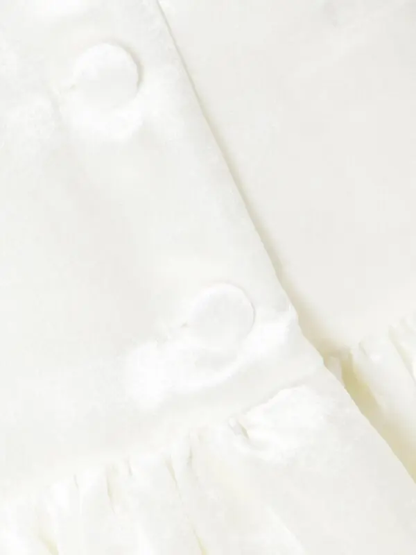 LIBEROWE Velvet Peplum Jacket - Neutrals