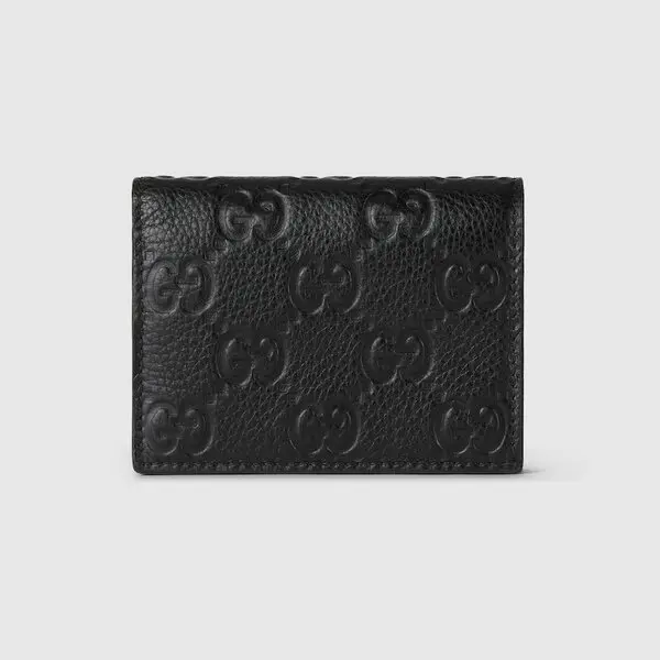 Gucci Gg Emblem Wallet - Black