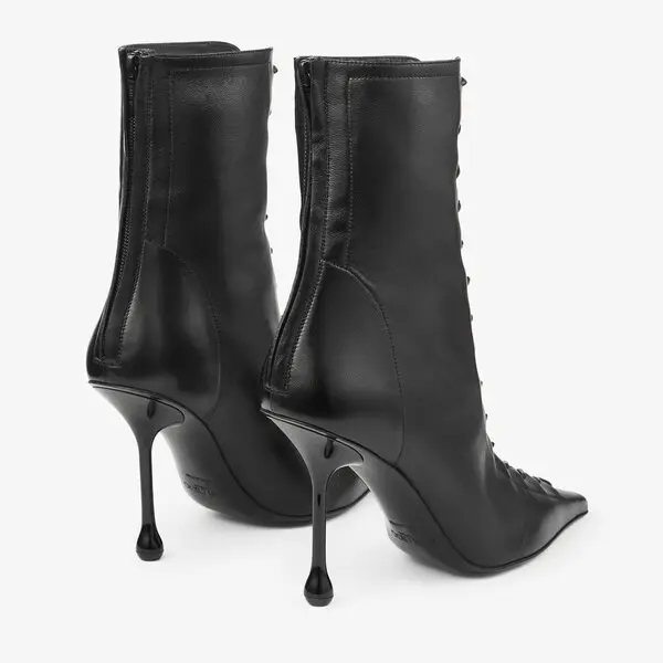 JIMMY CHOO Scarlett 95 Nappa Leather Ankle Boots
