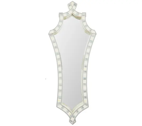 MACKENZIE-CHILDS Sterling Check Wall Mirror
