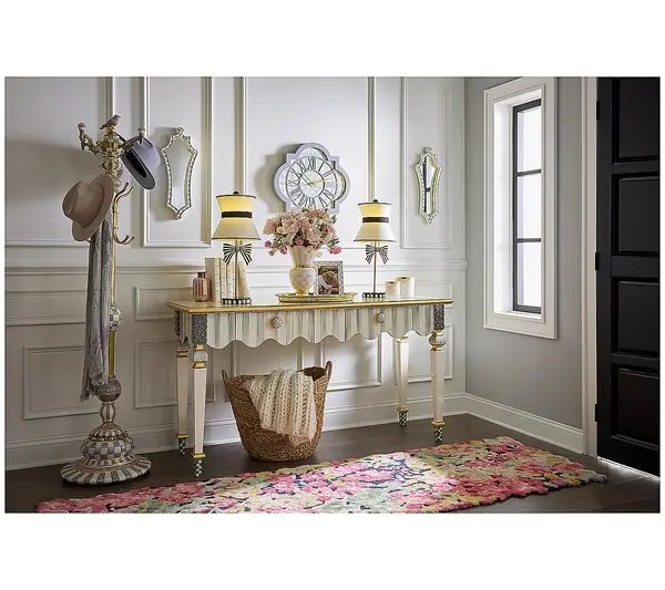MACKENZIE-CHILDS Sterling Check Wall Mirror