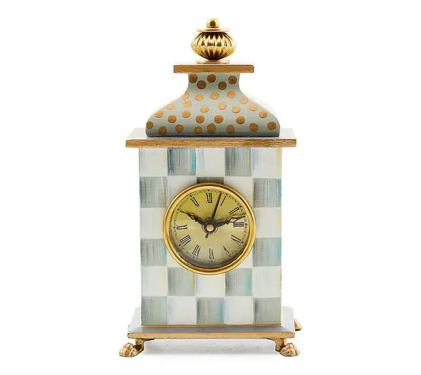 MACKENZIE-CHILDS Sterling Check Desk Clock - One-color