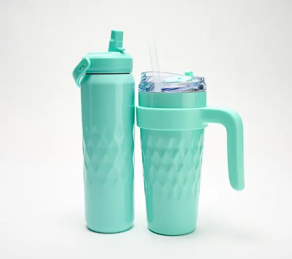 PRIMULA S/2 Insulated 24-oz Tumbler & Water Bottle Set - One-color