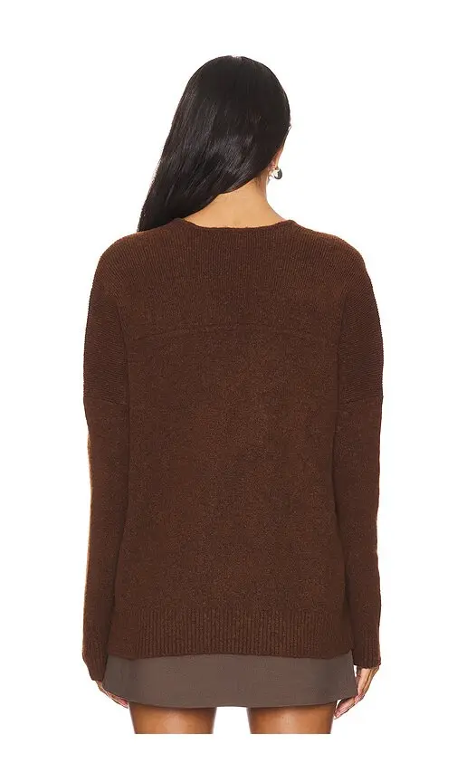 Central Park West Yorke Oversized V-neck Sweater