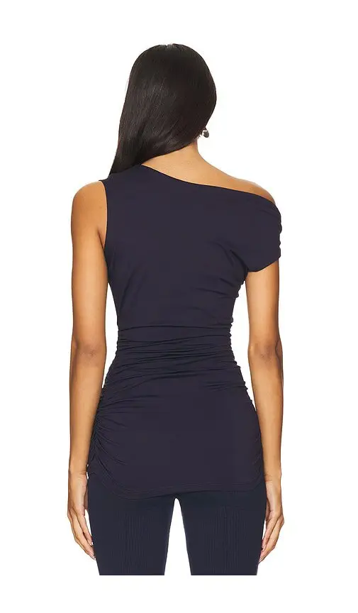 Susana Monaco Asymmetric Gathered Top