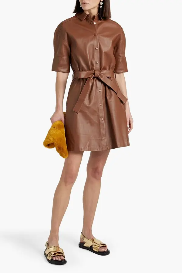 chinese dress ladies Valentino Pale Pink Silk and Leather Dress with Lace Detail IT 38 (UK –  Sellier