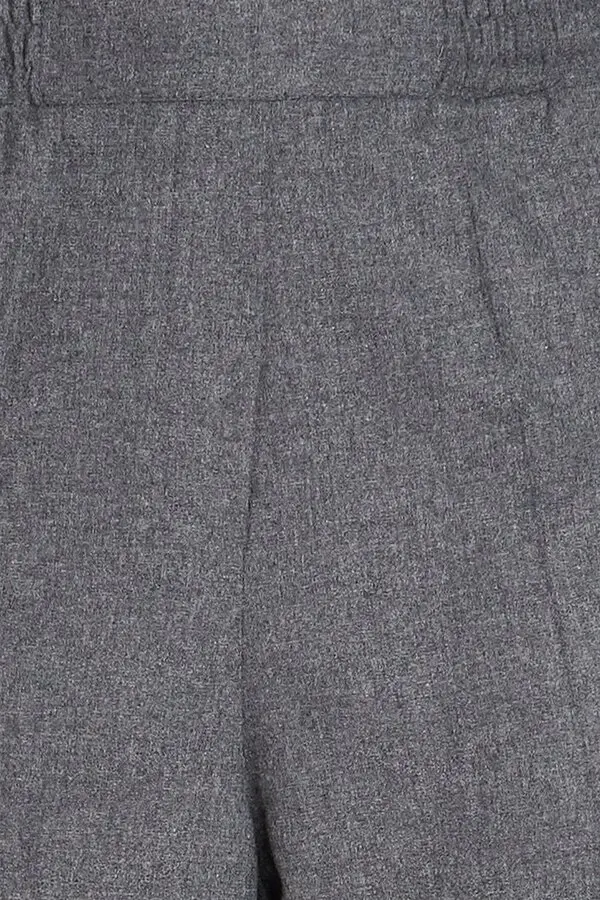 Sandro Mélange Felt Tapered Pants