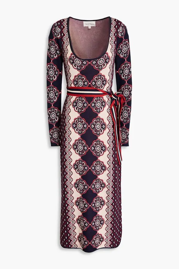 knee length dresses for ladies Rip Curl Womens Dress San Carlos Jacquard Knit Midi main image 1