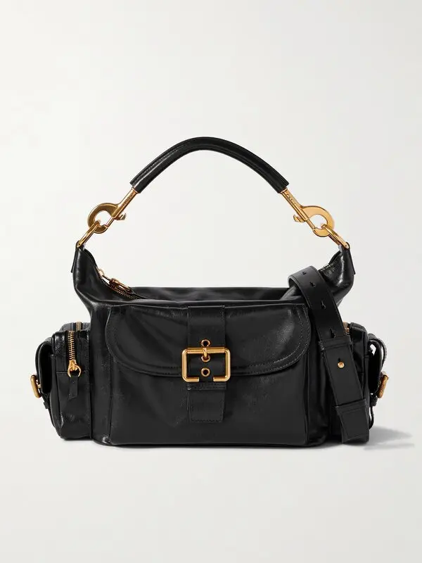 Chloé Camera Leather Shoulder Bag - Black
