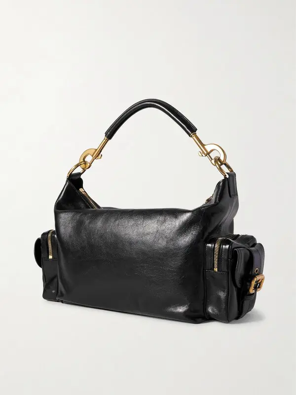 Chloé Camera Leather Shoulder Bag - Black