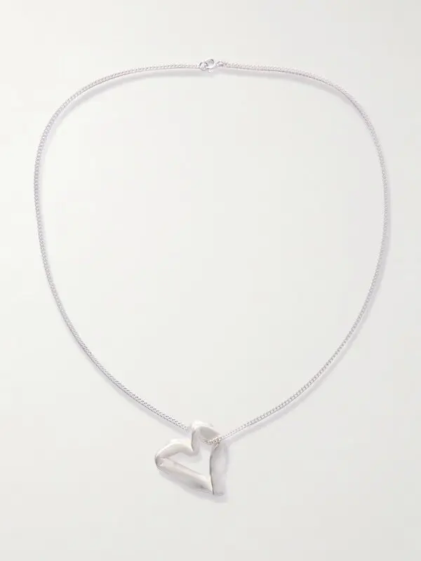 Completedworks The Heart Is Not A Metaphor Necklace - Silver