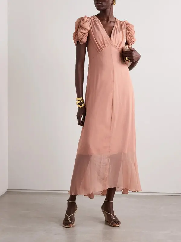 knee length dresses for ladies Zimmermann Eden Handkerchief Dress, Black Inca Lily, Size 3