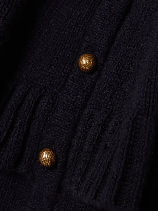 Chloé Cape-effect Wool And Cashmere-blend Cardigan