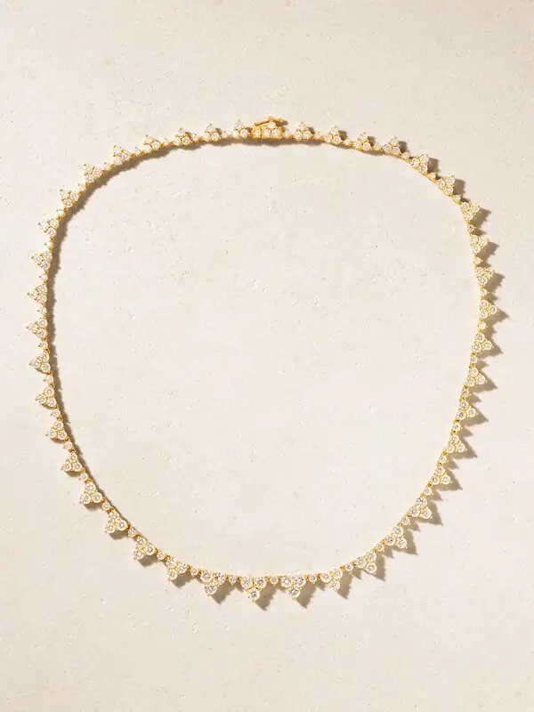 ANITA KO Eternity 18-karat Diamond Choker - Gold
