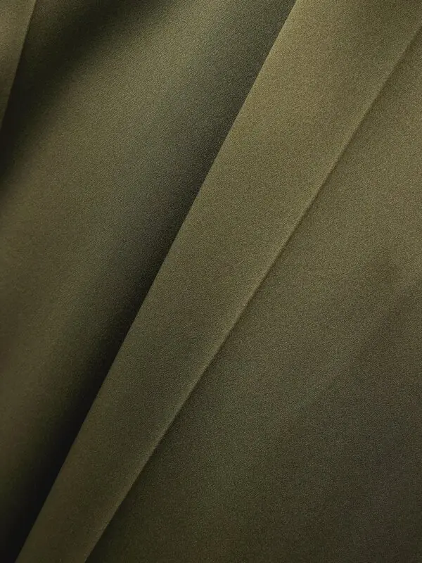 JOSEPH Tova Silk-satin Pants - Green