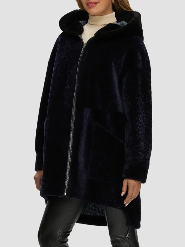 Gorski Reversible Select Shearling Lamb Parka