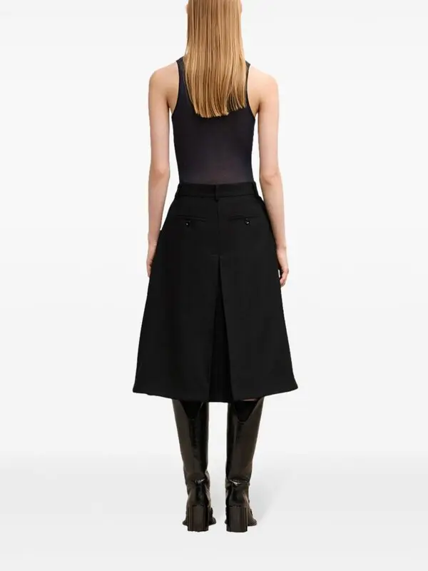 Ami Paneled Knee-length Shorts