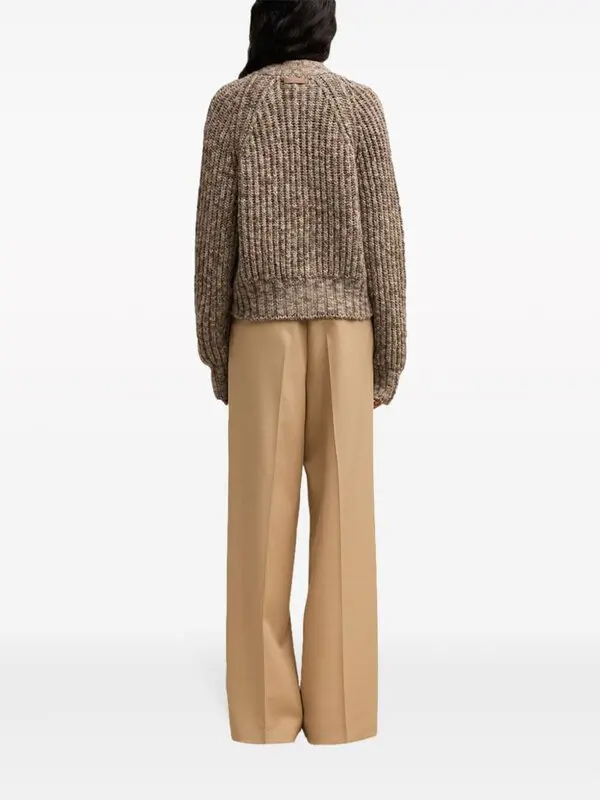 AMI Paris Ribbed Cardigan
