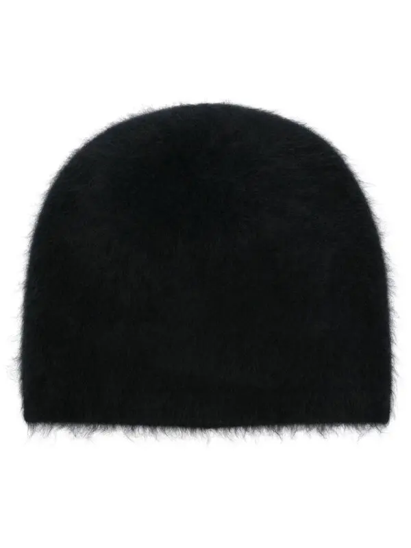 LISA YANG Brushed Beanie - Black