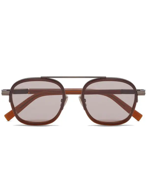 Zegna Orizzonte I Sunglasses - Brown
