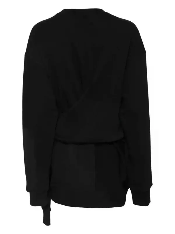 Goen.j Knotted Detail Sweatshirt - Black