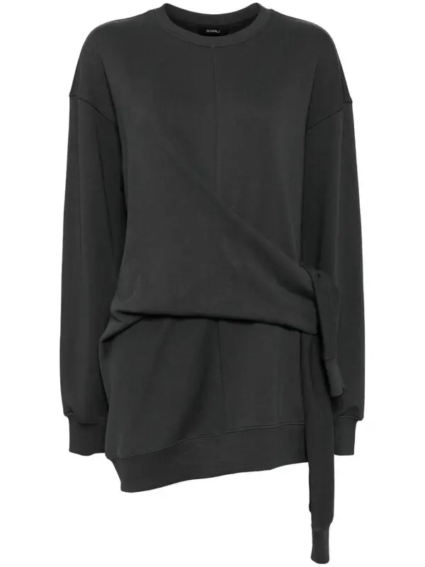 Goen.j Knotted Sweatshirt - Grey