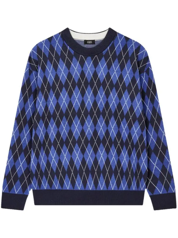 STUDIO TOMBOY Argyle Jumper