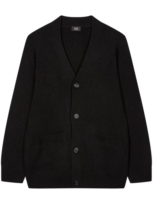 STUDIO TOMBOY Ribbed-knit Cardigan