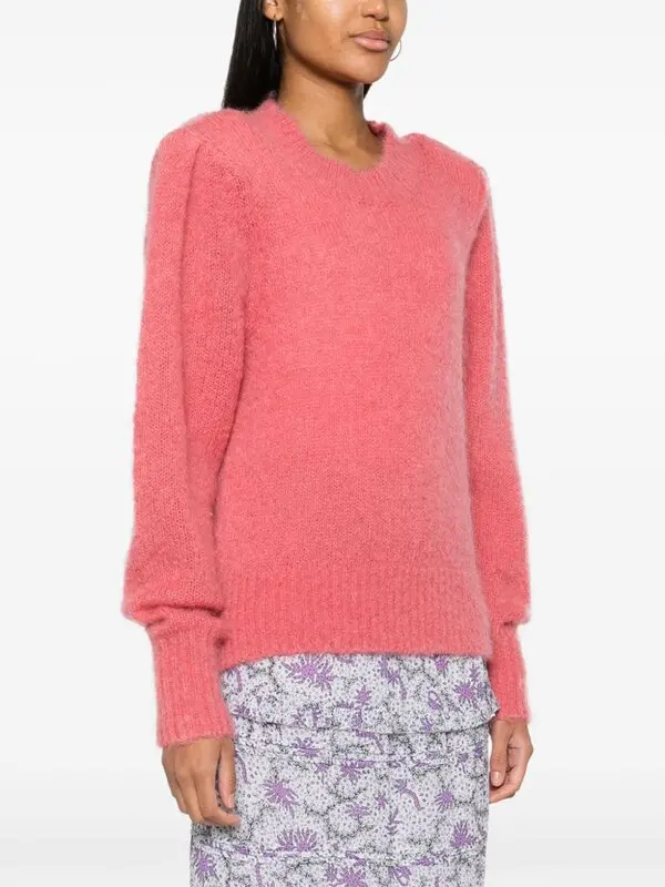 MARANT ETOILE Esmee Brushed Jumper - Pink