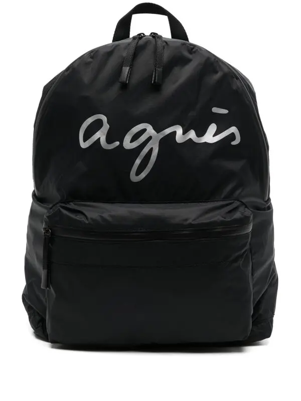 AGNÈS B. Logo-printed Backpack